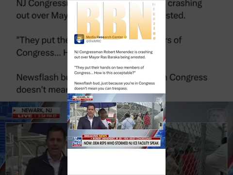 NJ Congressman Robert Menendez crashing out over Newark Mayor Ras Baraka arrest