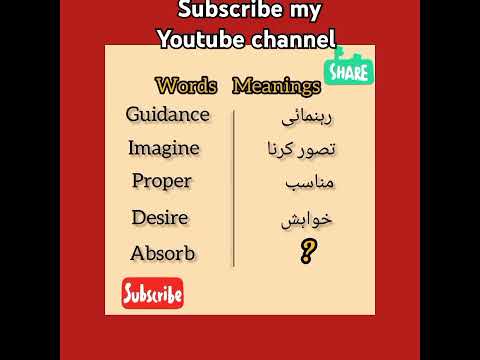 Daily use English words|English words with Urdu meanings|Routine life words|Daily vocabulary 🔥🥂