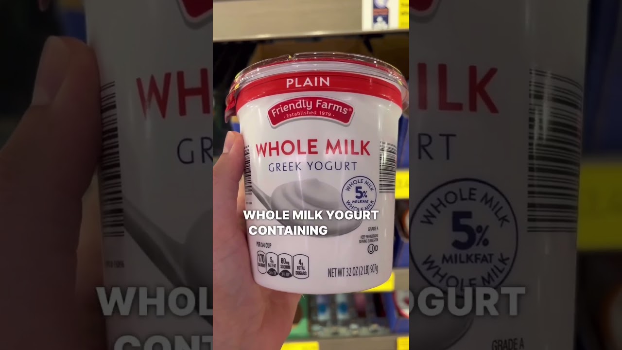 The Healthiest yogurt at ALDI!
