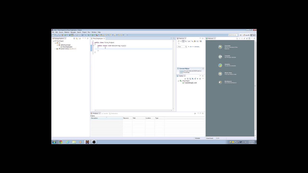 Java Tutorial 01 - Eclipse Mars©