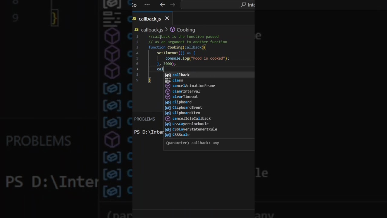 Callback in JavaScript | Easy Callback example for beginners #javascript #tutorial #webprogrammer
