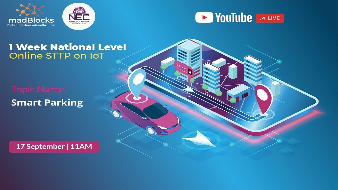 Smart Parking || NEC Narasaraopet - IoT STTP