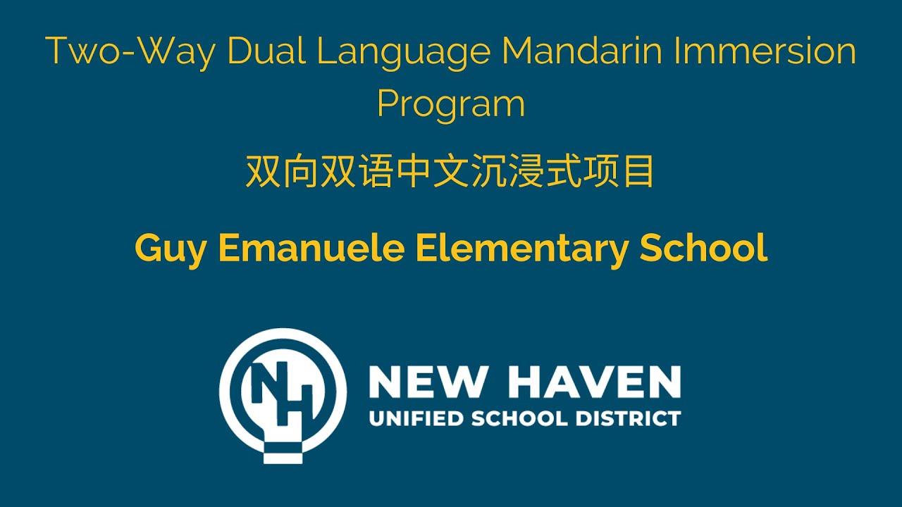 New Haven Mandarin Two-Way Dual Immersion Program
