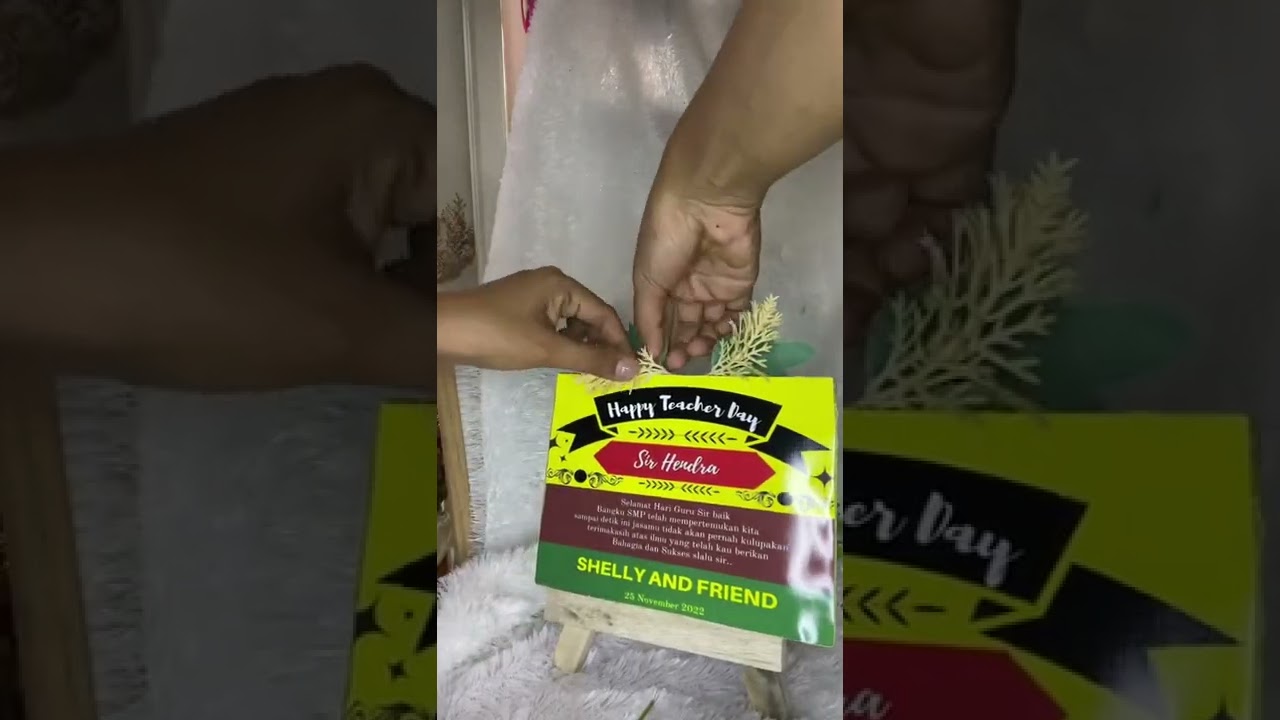 Tutorial Papan Bunga Mini