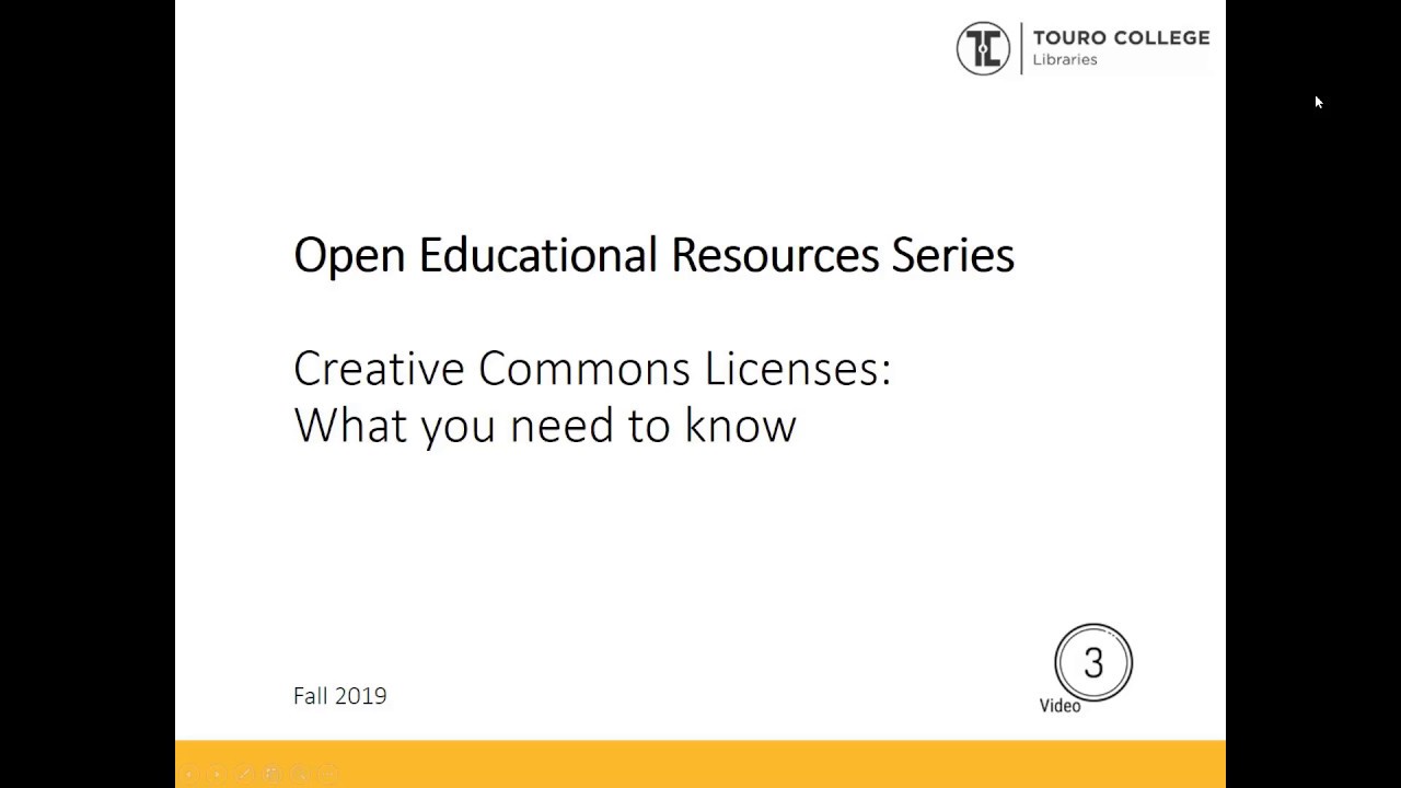 OER Series, Part III: Creative Commons Licenses