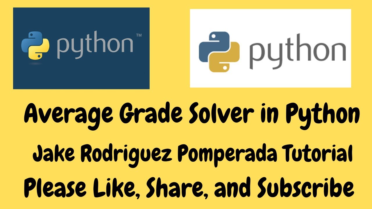 Average Grade Solver in Python