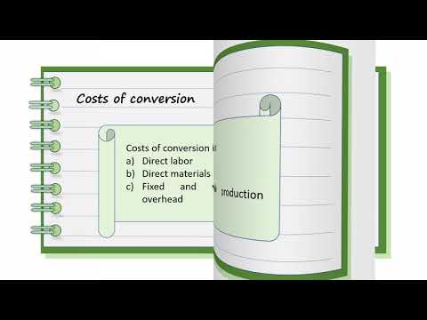 PAS 2. Inventories - Costs of Conversion