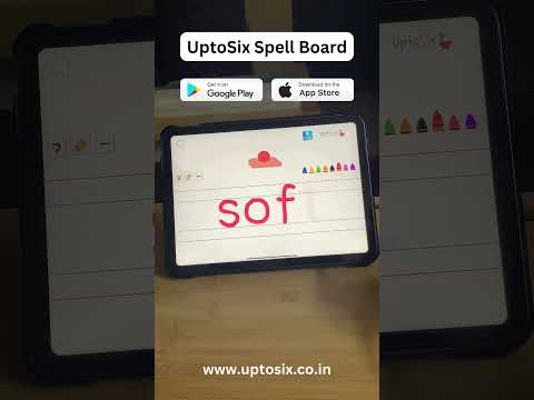 UptoSix Spell Board App Spelling App for Kids