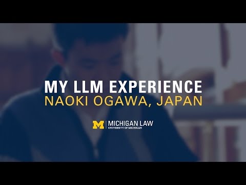 My Michigan Law LLM Experience: Naoki Ogawa, Japan
