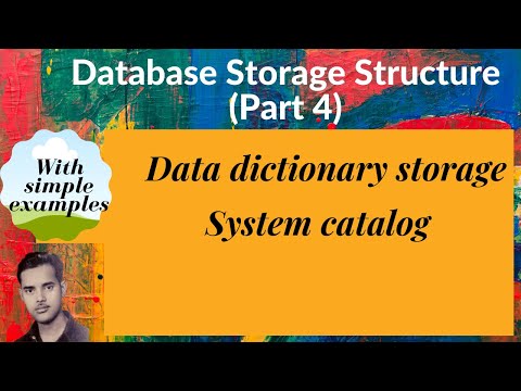 [DB40] Data dictionary storage, Data dictionary, system catalog