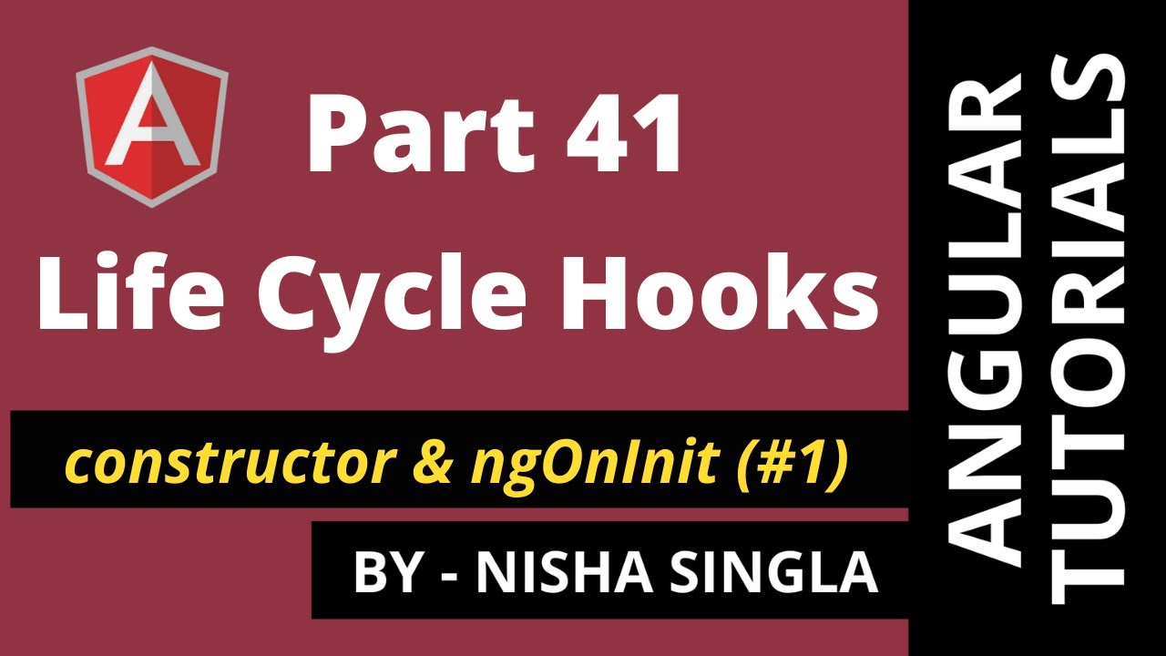 Angular Life Cycle Hook | ngOnInit vs constructor| Component Life Cycle Hooks (Part-1) (Tutorial 41)