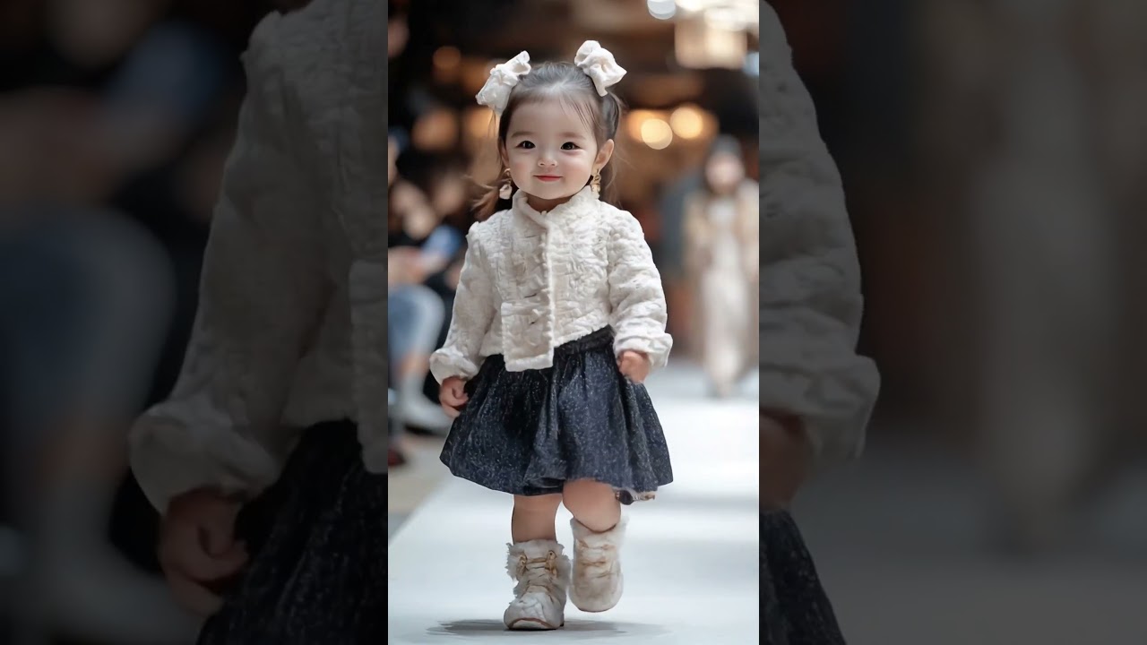 Baby Fashion Superstar – Tiny Model Stuns on the Runway!