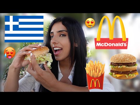 MCDONALDS IN GREECE FOOD REVIEW