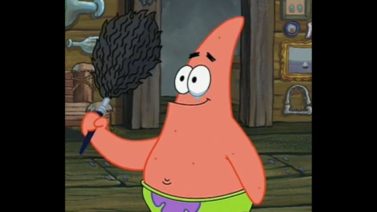 Spongebob and Patrick painful nose hair brush