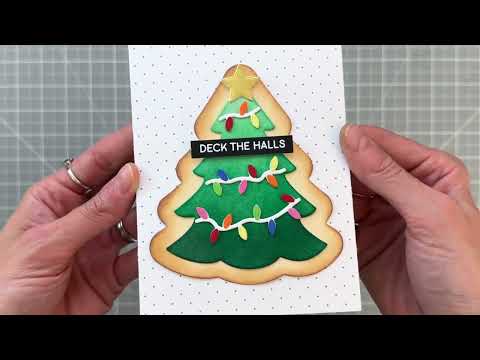 Christmas Tree Shaker Die by Channin Pelletier