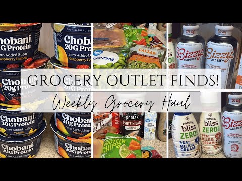 GROCERY OUTLET FINDS! | Weekly High Protein Grocery Haul | Walmart & Safeway 🛒