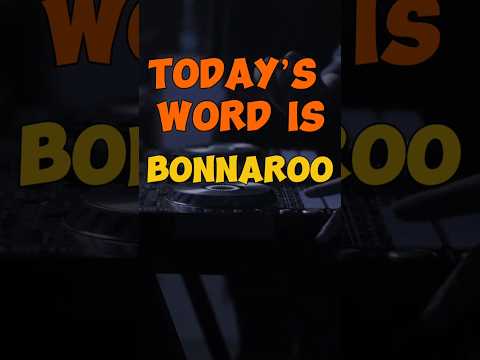 Meaning of Bonnaroo Explained : Pronunciation, Meaning & Sentences | WORDPOCKET | Vocabulary
