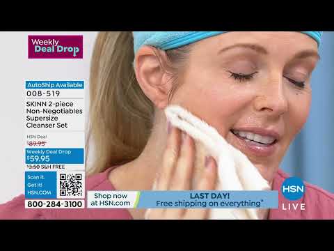 SKINN 2piece NonNegotiables Supersize Cleanser Set