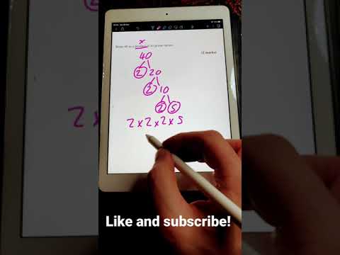 Do you know Prime factor trees? REAL GCSE EXAM Question Answered
