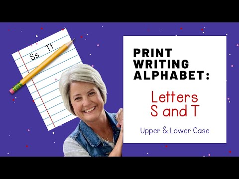 Print Handwriting Practice for Kids, Teens, and Adults | Printable Worksheets | LETTERS S and T