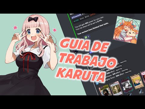 Guia de Trabajo para bot Karuta Discord en español