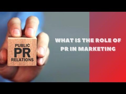 What is the role of PR in Marketing & Brand Management I Everything you need to know