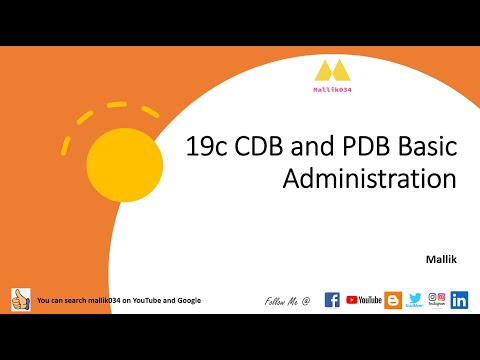 Learn 19c CDB PDB Basic Administration Connect to PDB using service name || CDB PDB Management ...