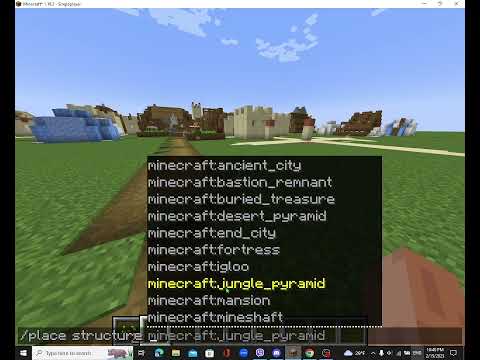 How to: spawn any structure in Minecraft