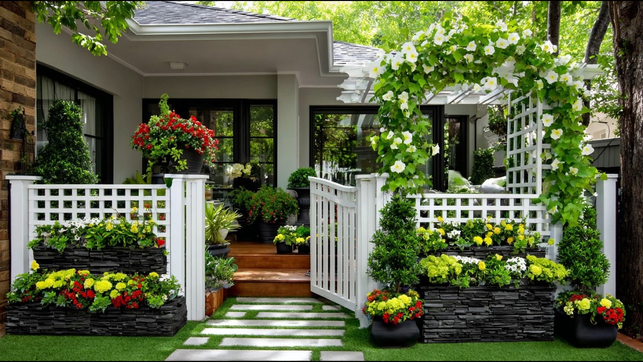 Beautiful Small Garden Ideas: 12 Small Gates & Arches Design for Tiny Front Yard Garden