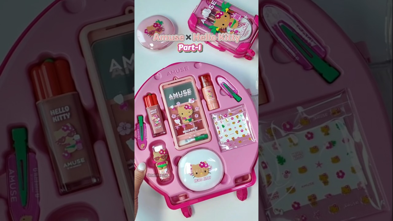 For every Hello Kitty Lover – Amuse Hello Kitty Makeup kit!💖🐾 #makeupkit #viralshorts #hellokitty