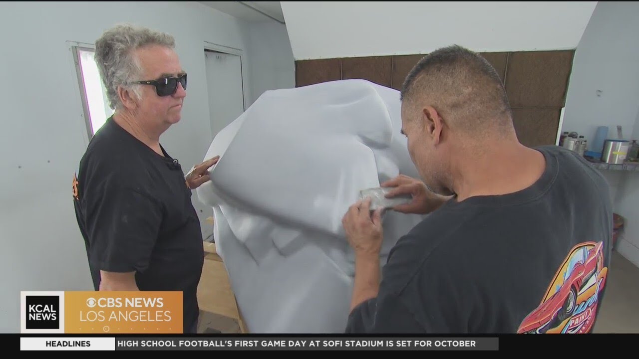 Prop maker Paul Pearson uses technology math and art to create his designs