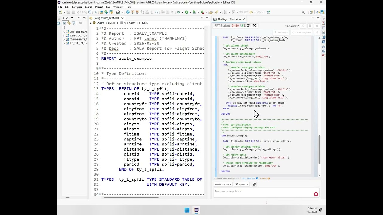 DevSage create Code Template from your program