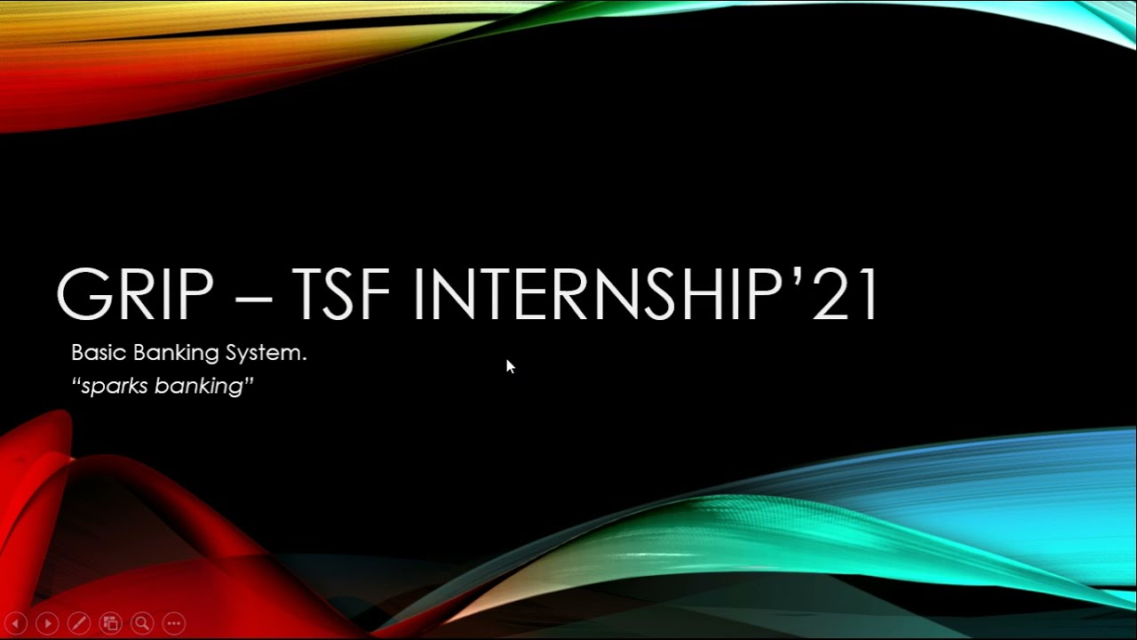 #GRIPJUNE21 | Basic Banking System | The Sparks Foundation Internship | Web-development & designing