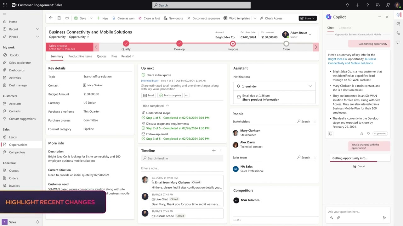 Customer Engagement Platform by Amdocs & Microsoft - B2B demo - Teaser video 2024