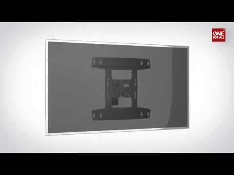 One For All - WM4440 Wall mount How to install instruction video Solid