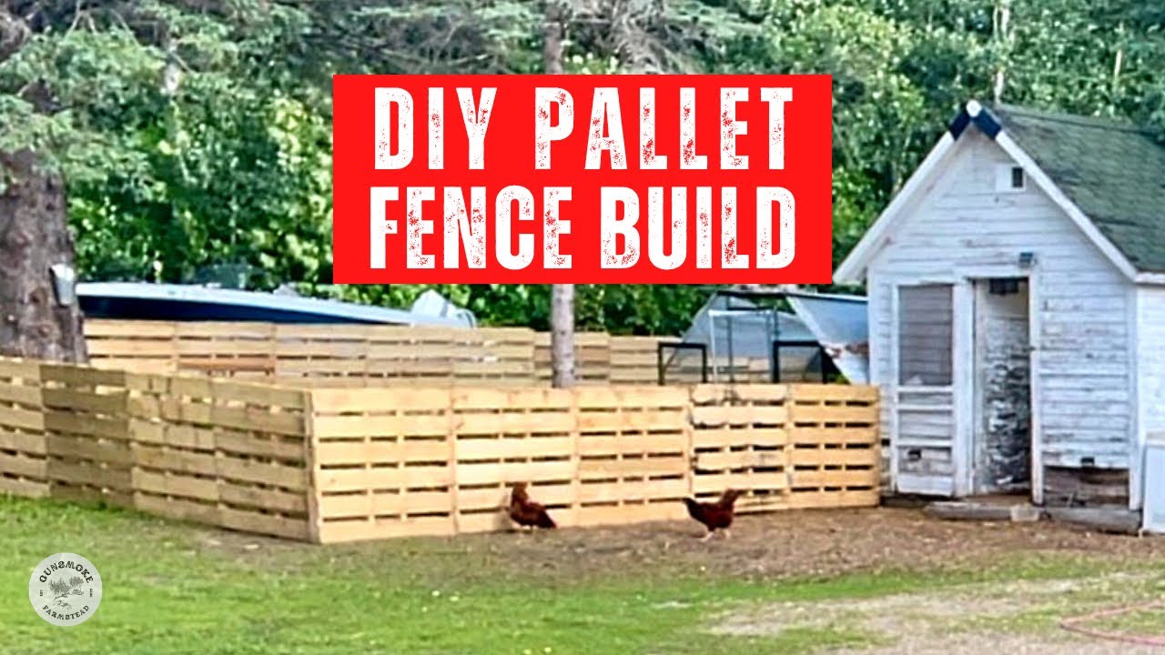 Simple DIY Pallet Fence | Build a Free, Custom Fence Easily