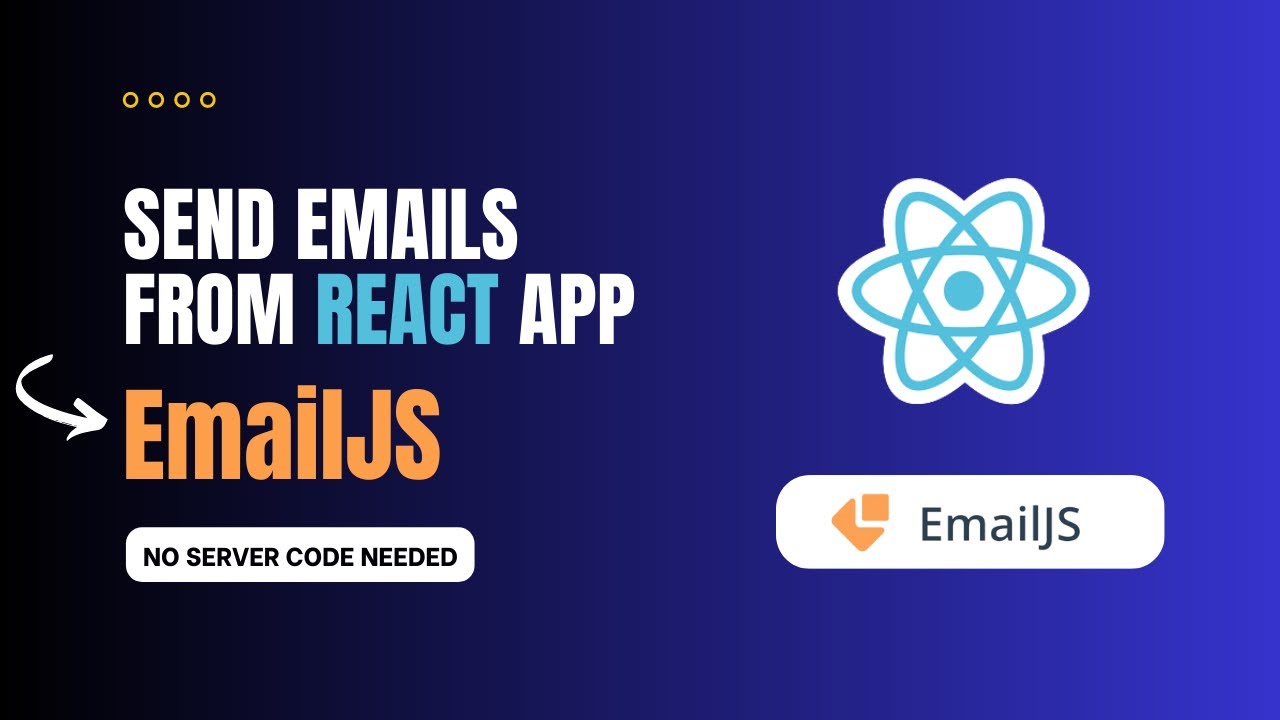 Sending Emails from React App with EmailJS | Step-by-Step Tutorial