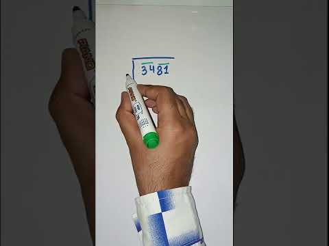 Square root | how to find square root of any number by division method | math tricks | #Shorts 1080p