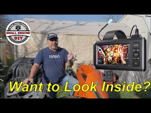 Use an Endoscope or Borescope to Look Inside a Lawnmower Engine