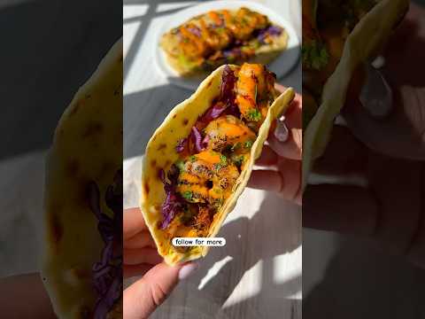 15-Minute EASY #shrimptacos 🌮 You NEED to Try! 😍 #shrimp #tacos #tacorecipes