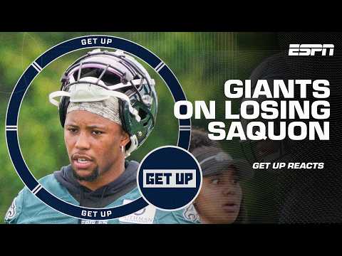 Giants staff SOUNDS OFF about losing Saquon Barkley on "Hard Knocks" 👀 | Get Up