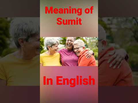 Meaning of Name Sumit In English#Short# #America#Newyork