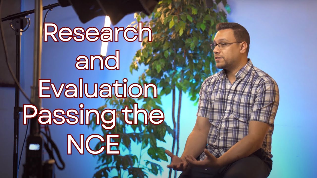 Research and Program Evaluation - Passing the National Counselor Exam (NCE)