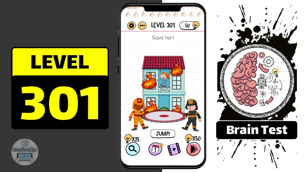 Brain Test Level 301 Walkthrough