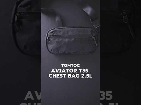 Tomtoc Aviator T35 Chest bag 2.5 L #slashmode #tomtoc #slingbag