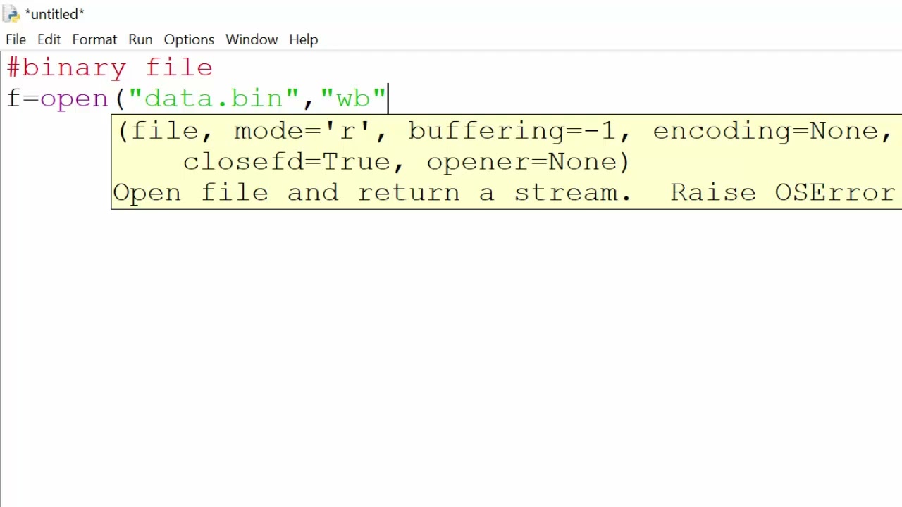 How to create binary file in python || Python me binary file kaise banaye@COMPUTEREXCELSOLUTION