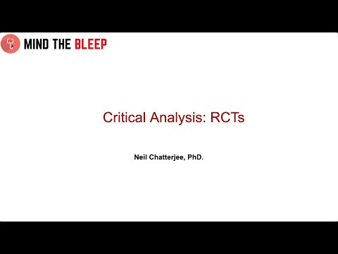 Critical Analysis: RCTs