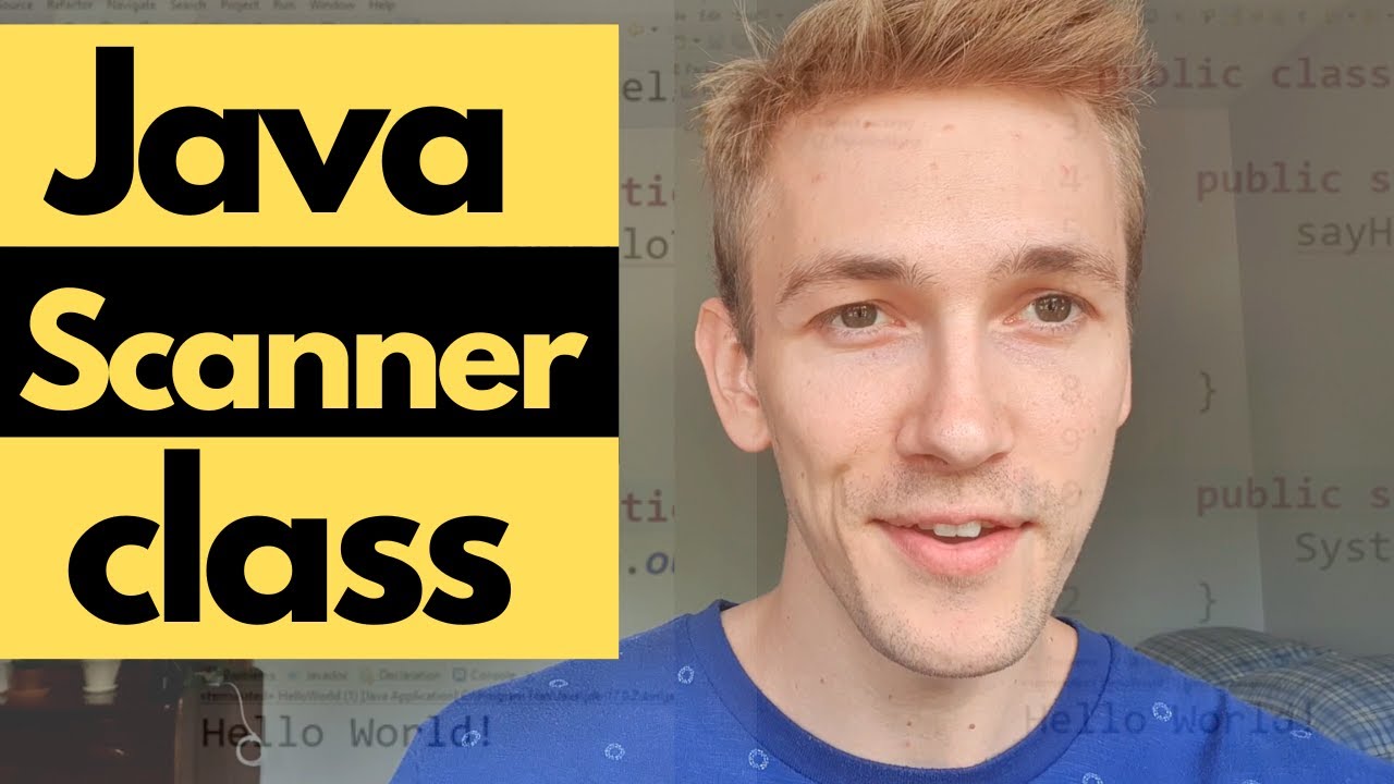 Java Scanner Tutorial (Java Tutorial 7)