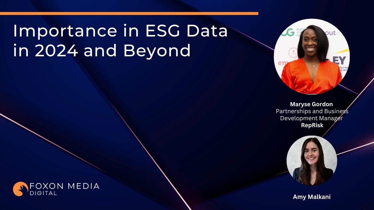 Importance in ESG data in 2024 and beyond