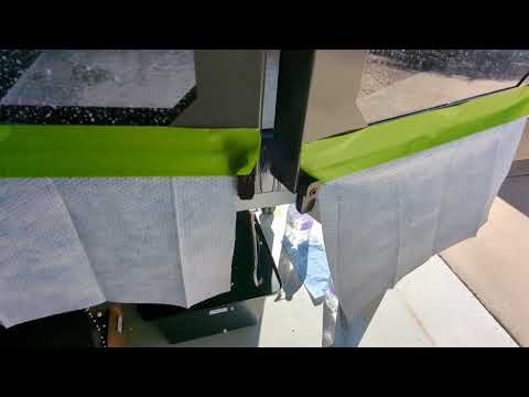 What happens when opening the enclosure doors on the Langmuir MR-1?